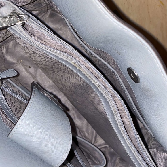 Michael Kors | Bags | Large Grey Mk Bag | Poshmark